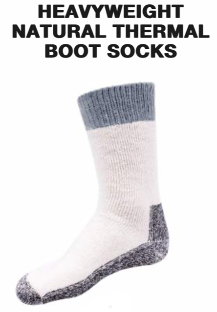 Heavyweight Natural Thermal Boot Socks – SERGEANT BEN ARMY NAVY STORE